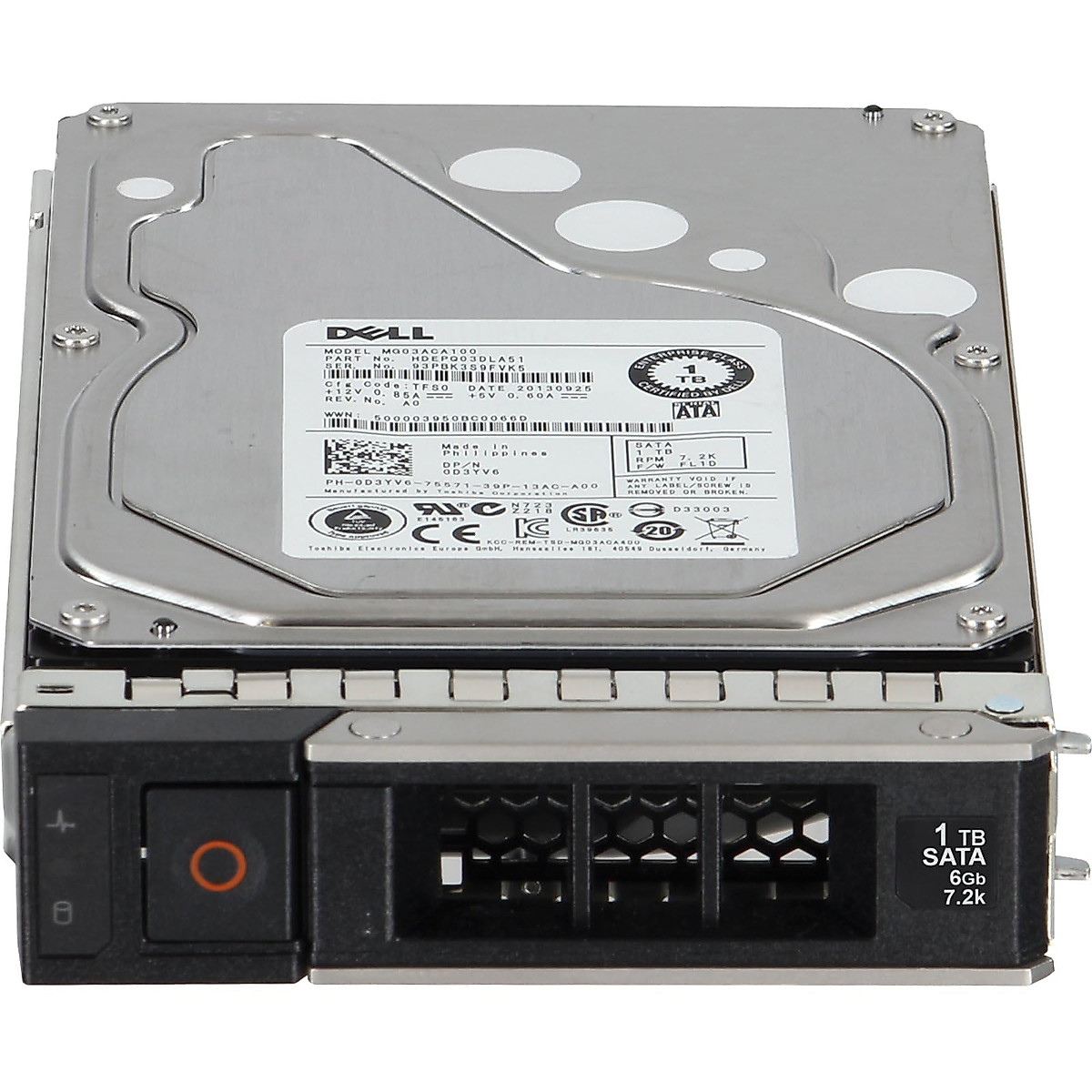 Dell 1TB 7.2K 3.5" SATA 6Gbs HDD (D3YV6-CO2)