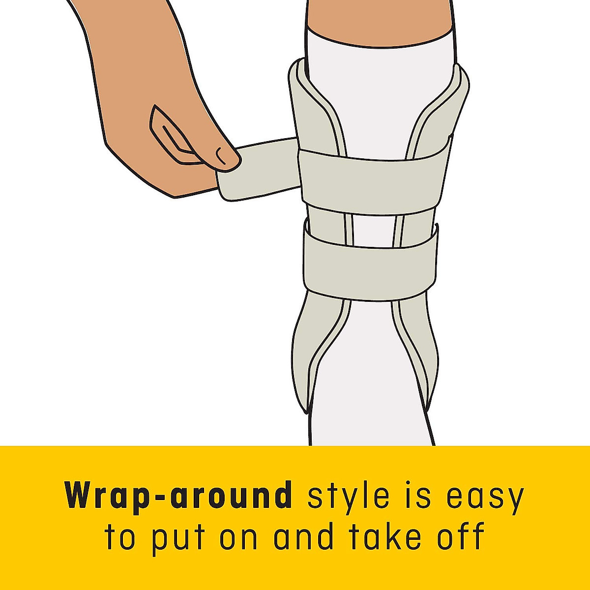 FUTURO Stirrup Ankle Brace, Ideal for Sprains and Strains, One Size