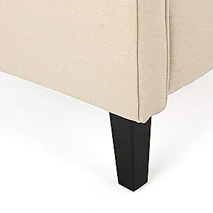 Christopher Knight Home Darvis Fabric Recliner, Beige, 31.5D x 25.6W x 39.98H in