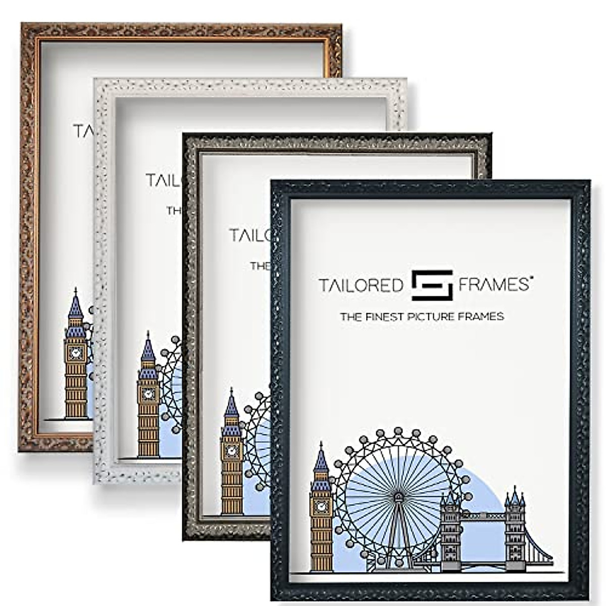 Tailored Frames Picture, Frame 50x40cm for 40x30cm, Black Mounts