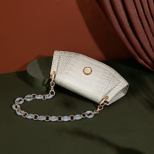 Split Leather Crossbody Bag for Women Purses Fashion Crocodile Small Hobo Bag Ladies Shoulder Bag Qriginal Design Underarm Bag