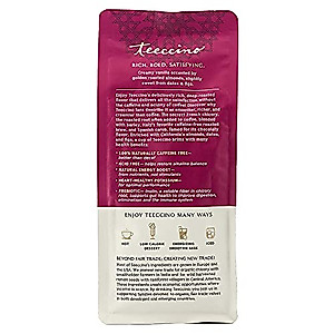 Teeccino Herbal Coffee Variety Pack - Vanilla Nut, French Roast, Maca Chocolaté - Ground Herbal Coffee That’s Prebiotic, Caffeine-Free & Acid Free, Dark Roast, 11 Ounce (Pack of 3)