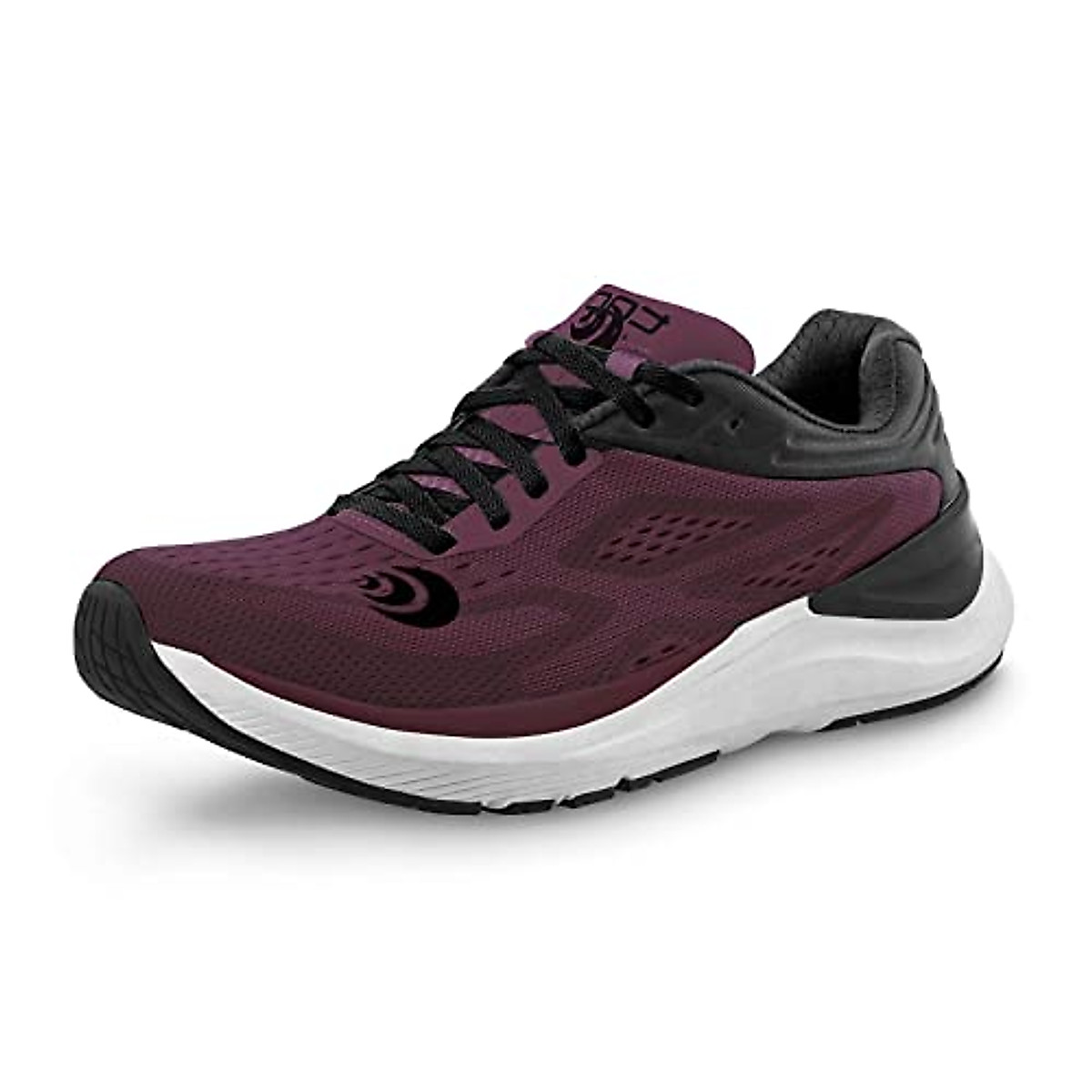 Topo Athletic Women's Ultrafly 3 Breathable Road Running Shoes, Wine/Black, Size: 9.5