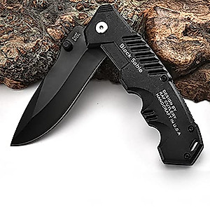 Hidoer 2 PACK Pocket Folding Knife, Tactical Knife(small+large) Assisted Knife, Tactical Knife, EDC Knife with Liner Lock