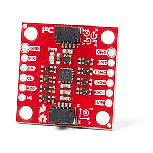 SparkFun 9DoF IMU Breakout-ICM-20948 Low Power I2C & SPI Enabled 9 axis Motion Tracking Includes Logic Shifter Qwiic Connection GPIO pins Digital Motion Processor Accelerometer Gyroscope Magnetometer