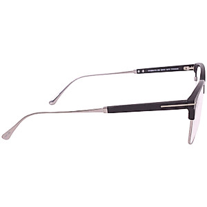 Eyeglasses Tom Ford FT 5590 -F-B 002 Matte Black, Shiny Dark Ruthenium/Blue Blo