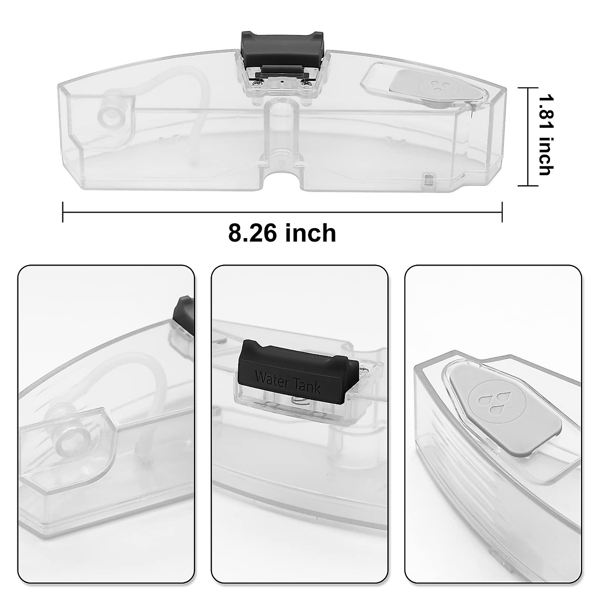 Garbage fighter Electric Control Water Tank Compatible With Roborock S7 /T7S /T7SPLUS /G10 Robot Vacuum Cleaner Accessories Parts