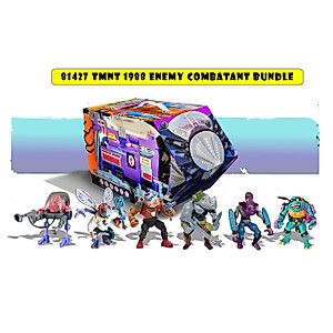 PlayMates Teenage Mutant Ninja Turtles: Retro Villains Mutant Module 6-Piece Action Figure Set, Multicolor