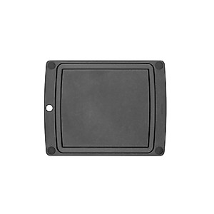 Epicurean All-In-One Cutting Board with Non-Slip Feet and Juice Groove, 11.5" × 9", Slate/Black