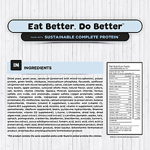 Nature's HUG Vegan Dry Dog Food for Puppies & Small Breeds, 5 lb. Bag, Chicken Flavor Plant-Based Protein Kibble, Grain-Free, Allergen-Free, Complete Protein & Balanced Nutrition