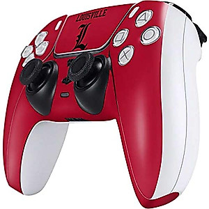 Skinit Decal Gaming Skin Compatible with PS5 Controller - Officially Licensed University of Louisville Cardinals Design
