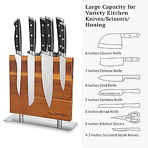 Magnetic Knife Strips without Knives -Kitchen Multifunctional Storage Knife Holder -Magnetic Knife Holder - Magnetic Knife Stand-Cutlery Large Organizer