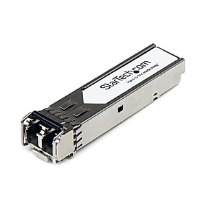 StarTech.com Palo Alto Networks Plus-SR Compatible SFP+ Module - 10GBASE-SR - 10GbE Multimode Fiber MMF Optic Transceiver - 10GE Gigabit Ethernet SFP+ - LC 300m - 850nm - DDM (Plus-SR-ST)