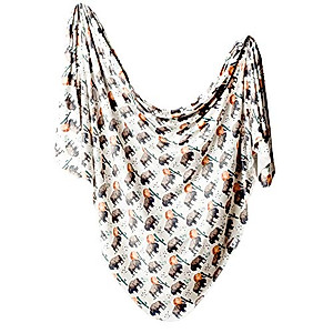 Copper Pearl Large Premium Knit Baby Swaddle Receiving Blanket Bison