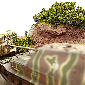 DIY Miniature Shrubs Bushes Foliage Terrain Model Kit Sand Table Simulation Landscape War Gaming Terrain Decoration Railroad Scenery War Gaming Scenery