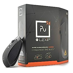 Lexip Pu94 Gaming Mouse-3D Wired and RGB Gamer Mouse-Special 3D Environments and Design Software-2 Joysticks, 6 Buttons and 12 Programmable Directions - Ultimate Glide with 6 Ceramic Feet