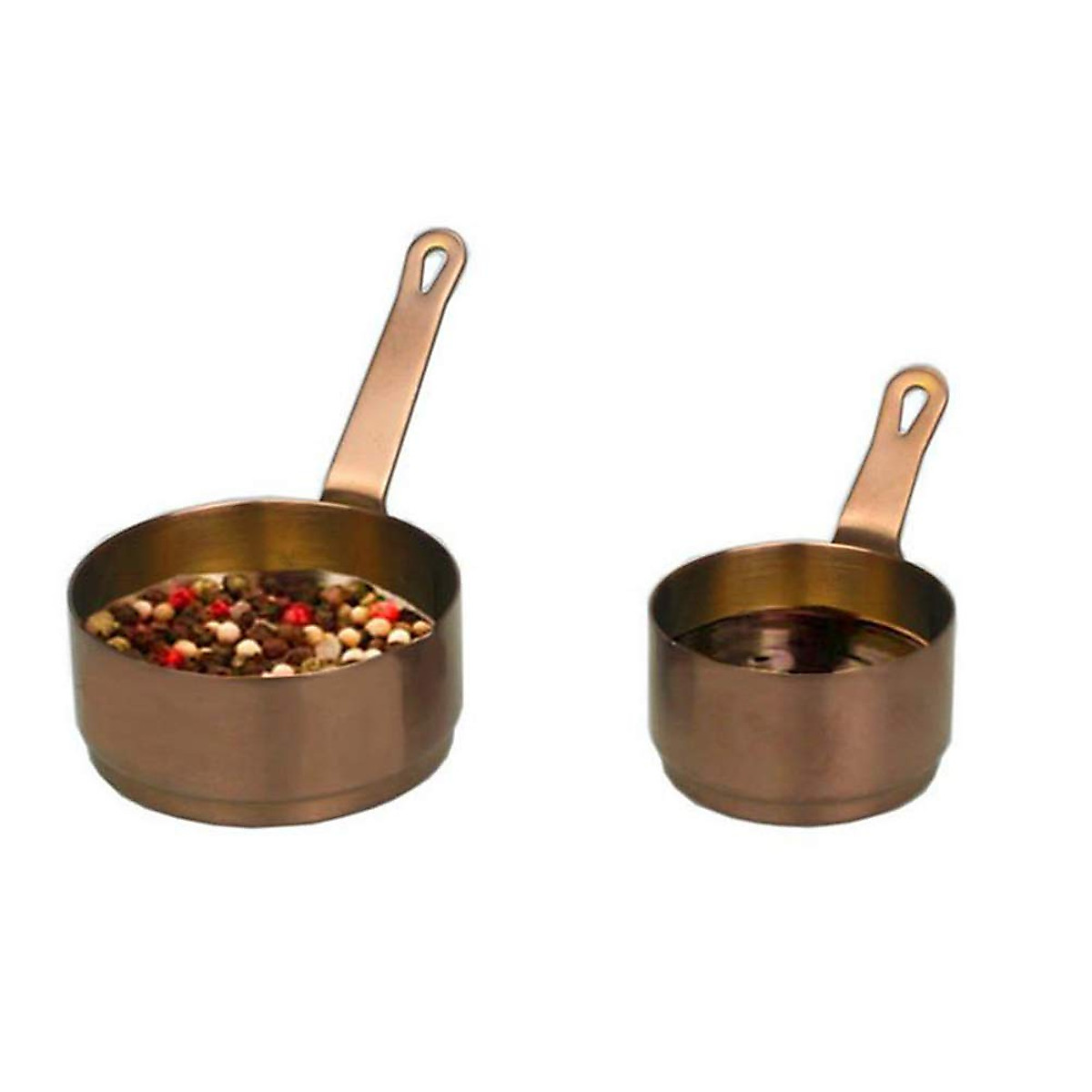 Hemoton Coffee Creamers Dip Bowls Condiment Bowls 100ML Stainless Steel Soy Sauce Dish Mini Ramekin Cups with Handle for Dipping Vinegar BBQ Pudding Cake 50ml Tea Kettle Stainless Steel