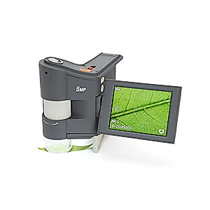 Celestron 44314 FlipView Handheld LCD Microscope (Grey)