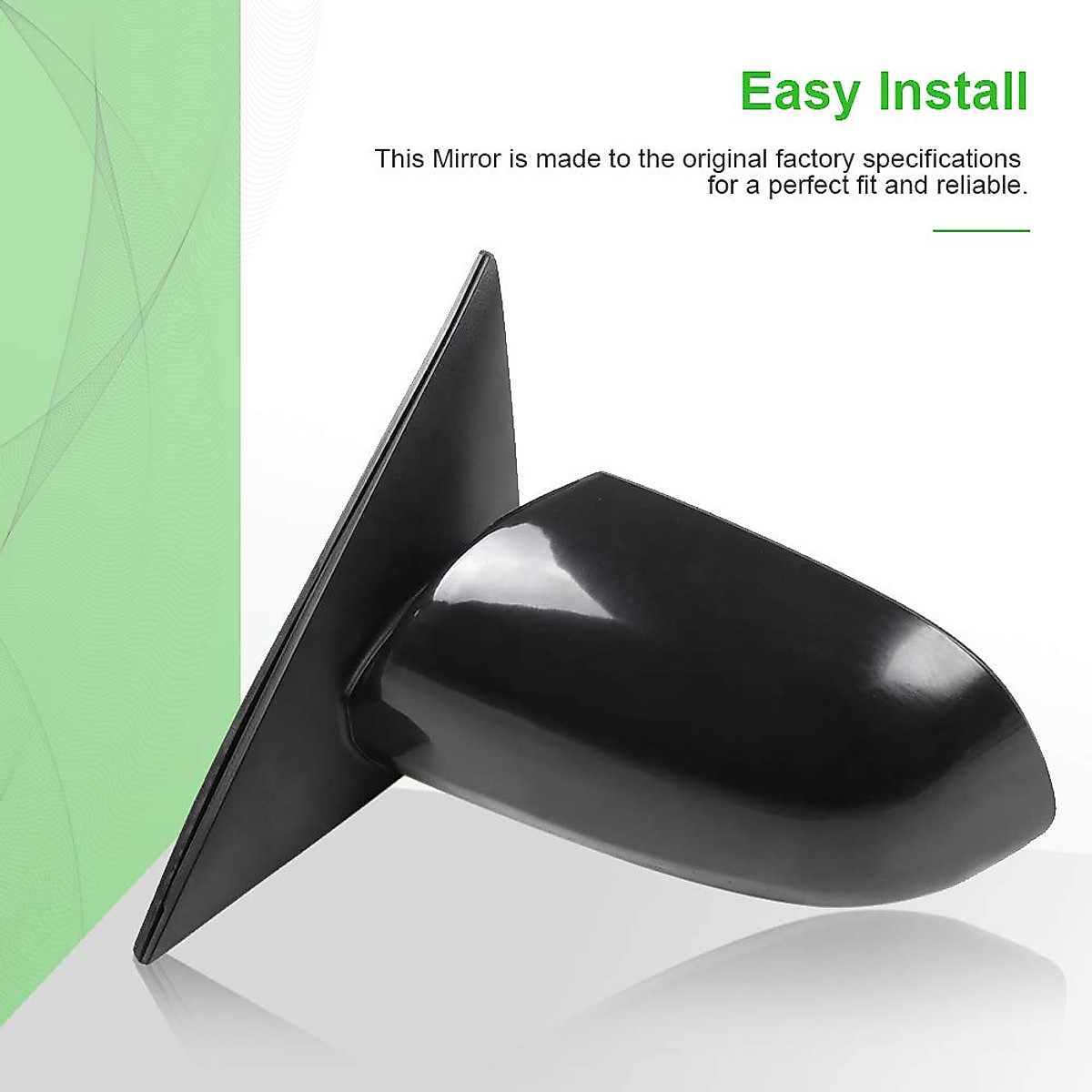 SCITOO Side View Mirror Driver Side Mirror Compatible with 2006 2007 2008 2009 2010 For Hyundai Sonata HY1320149 Power Adjustment Heating