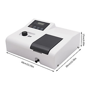 DNYSYSJ Visible Spectrophotometer 4 LDC 721 Digital Wavelength Lab Visible Wavelength Range 350 to 1020nm Wave Tungsten Lamp Laboratory Equipment 110V Photometer