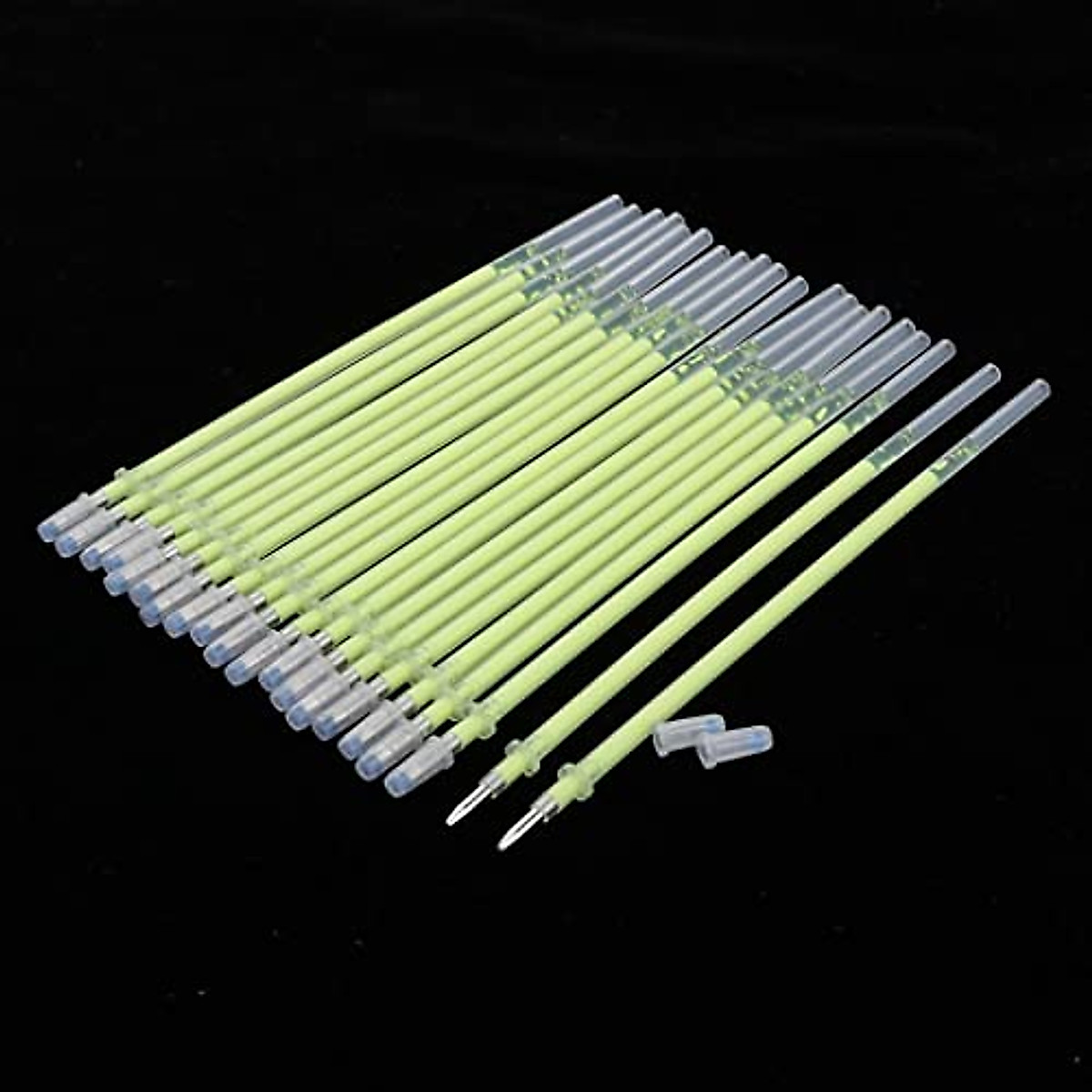 joyMerit 20Pcs Color Glitter Gel Pen Refill Neutral Refill Student Graffiti Painting - Yellow