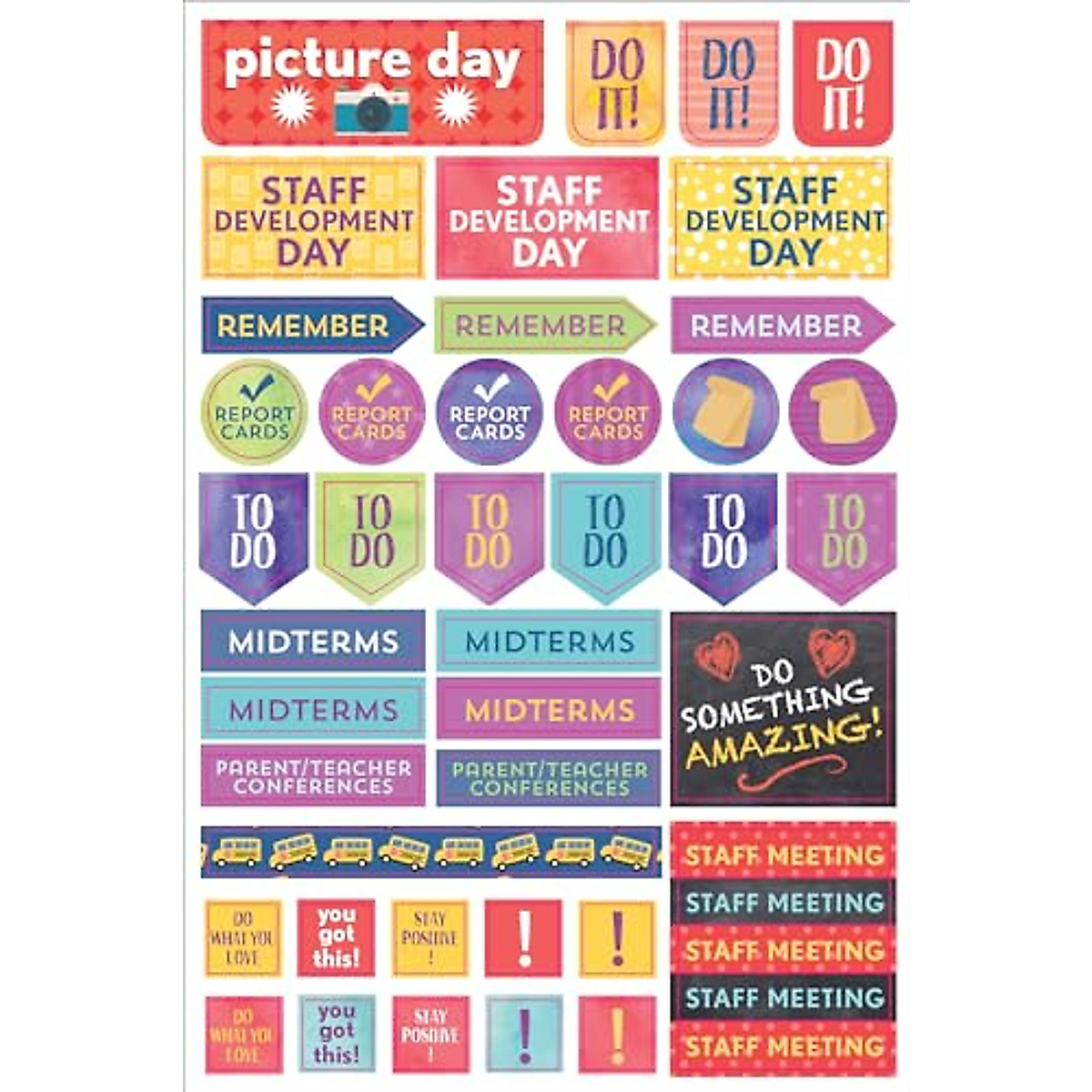 Essentials Teacher Planner Stickers (Set of 400 Stickers)