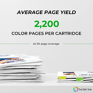 TCT 045X Color Toner Cartridge 3 Pack - Premium Compatible Replacement for Canon 045H High Yield Works with Canon Color ImageClass MF634CDW MF632CDW LBP612CDW Printers (Cyan Magenta Yellow)