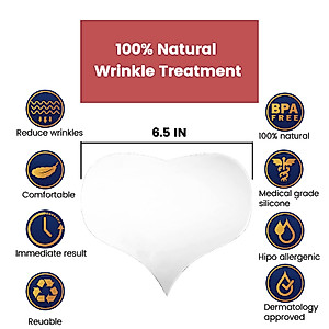 Upgrade Chest Wrinkle Pads – Decollete Anti Wrinkle Chest Neck Pads - Set of 2 Silicone Chest Pad and 1 Anti Wrinkle Neck Pad - Reusable and Washable Wrinkle Patches for Wrinkles Treatment