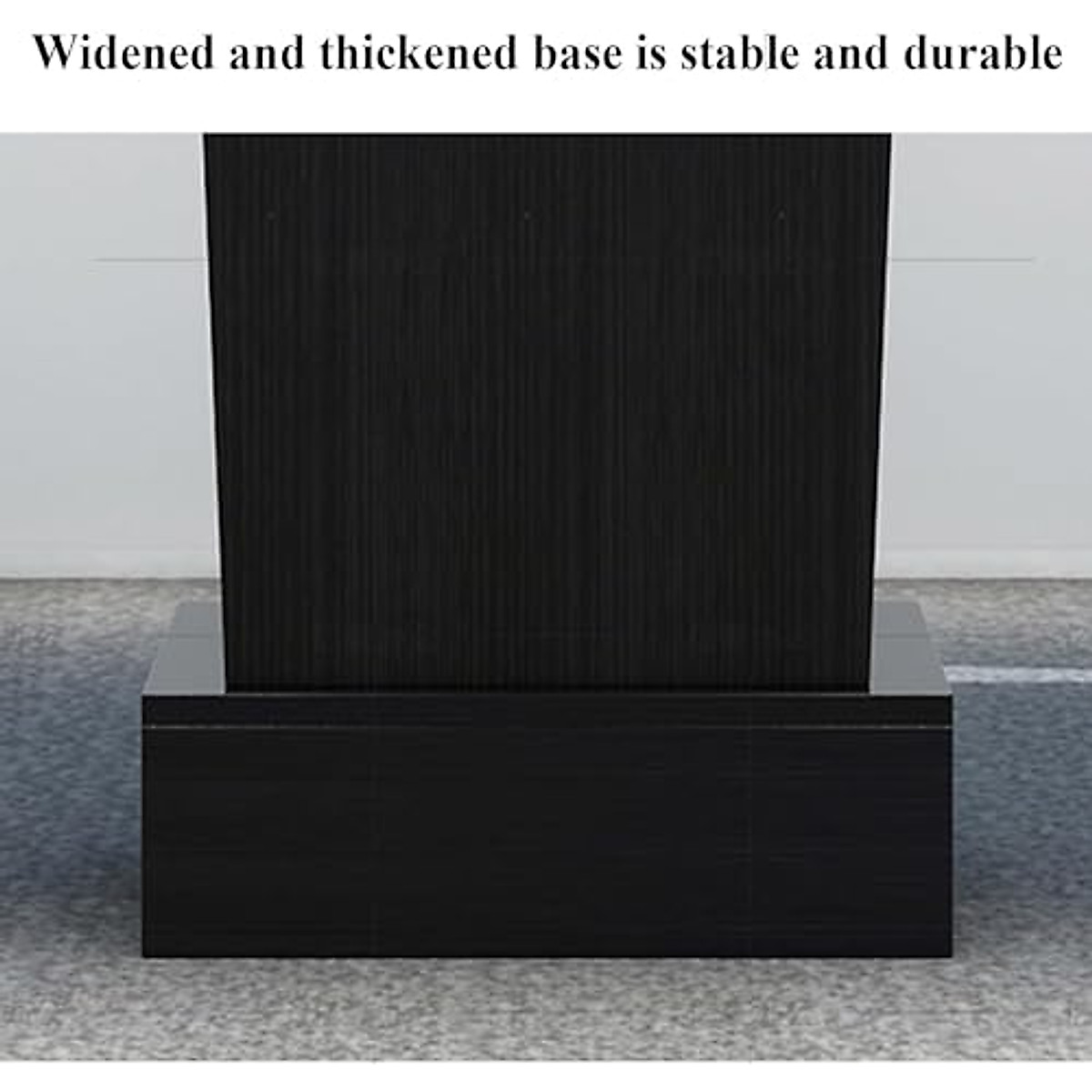 Floor Standing Podium Wooden Pulpits with Multi-Level Open Storage Stand Lecterns Presentation Stand Large Speaking Lectern