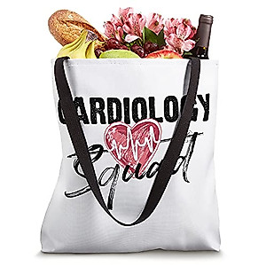 Funny Cardiology Squad Gift For Cardiovascular Technologists Tote Bag