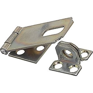 National Hardware N102-145 30 Safety Hasps in Zinc, 2-1/2"