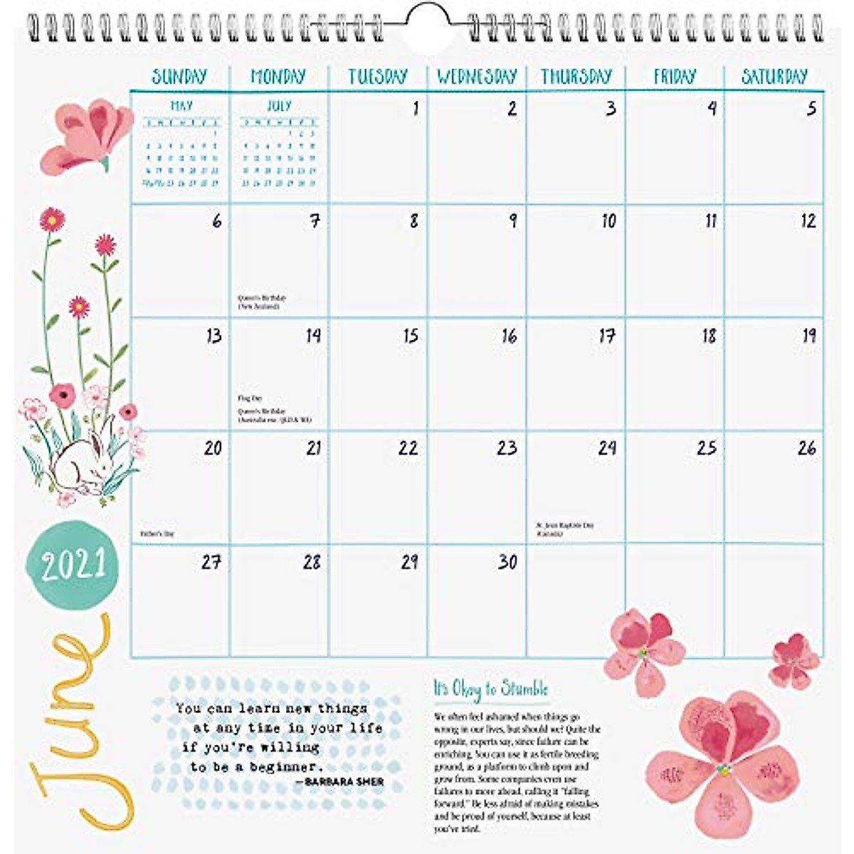 My Perfectly Imperfect Life Wall Calendar 2021: A Year of Letting Go