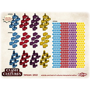 Clash of Cultures: Monumental Edition | Board Game WizKids - New Edition