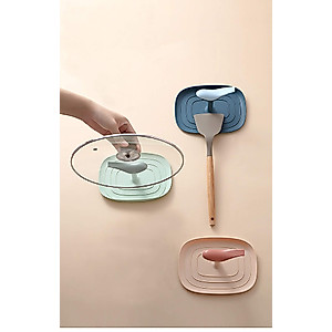 JHZDX Spoon Rest & Pot Lid Holder, Stove Top Birds Shape Kitchen Utensil with Drip Pad for Multiple Utensils Multifunctional Storage Rack Eco-friendly, Stand for Spoons Lids Spatula Tongs(green)