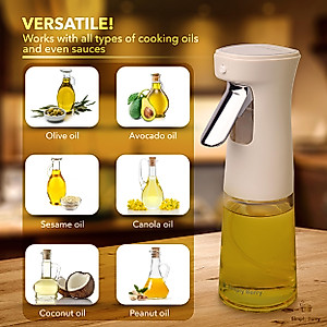 Simply Berry - Spray Magic: Ignite Culinary Creativity! Transform Your Cooking with this Delightful Oil Sprayer for Cooking, Air Fryer, Seasoning, Baking, Frying, BBQ. Glass Bottle Sprayer