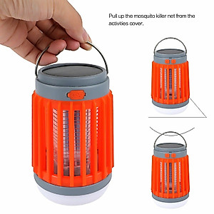 THE PERFECT PART Solar USB Mosquito Killer Light Electronic Fly Bug Insect Zapper Trap Pest Lamp