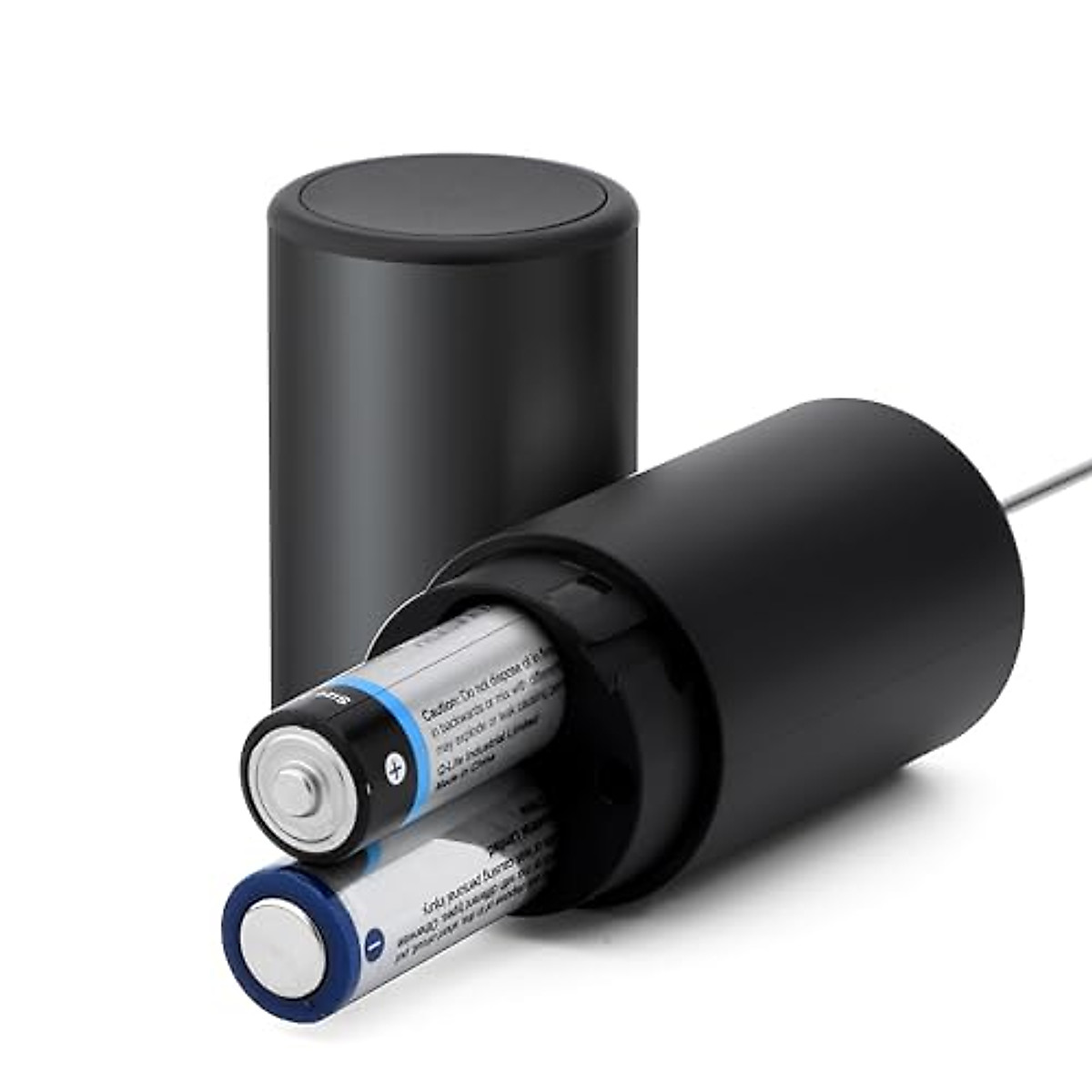 Simpleasy Milk Frother Handheld Battery Operated, Coffee Frother for Milk Foaming, Latte/Cappuccino Frother Mini Frappe Mixer for Drink, Foam Maker, Hot Chocolate, Egg (Black)