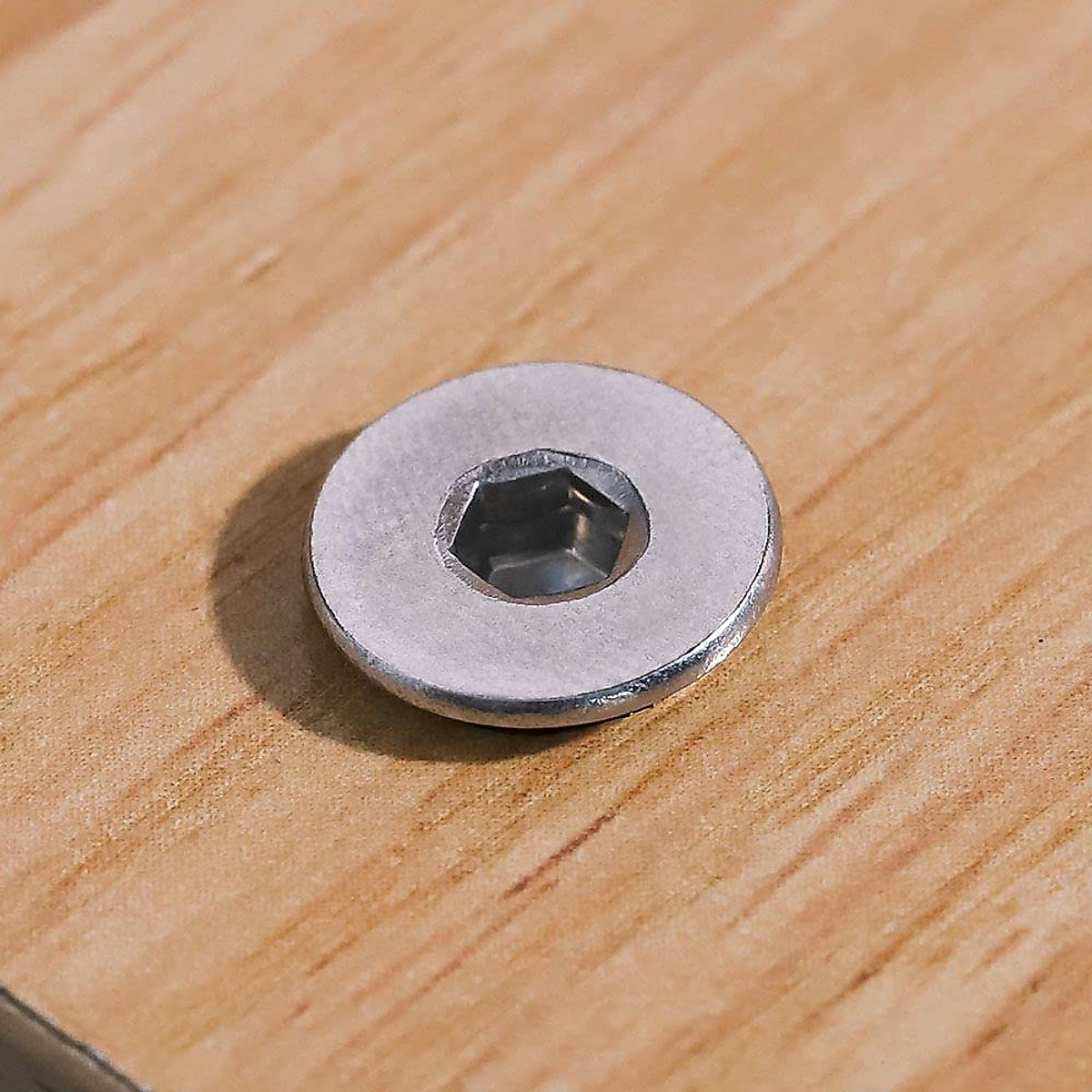 Glvaner 10-24 x 1/2" (60 pcs) Flat Head Socket Cap Screws Bolts, 304 Stainless Steel 18/8, Countersunk Head Socket Cap Screws, Allen Hex Drive, Full Thread