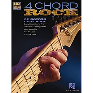 4 Chord Rock: Easy Guitar with Notes & Tab
