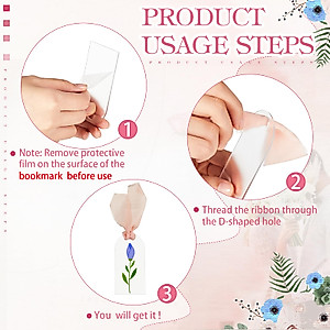 Beeveer 100 Pcs Acrylic Place Cards Wedding Blank Arched Frosted Clear Wedding Reserved Signs for Chairs Acrylic Name Tag Seat Label with Ribbon for Table Setting Numbers Guest Names Dinner Parties