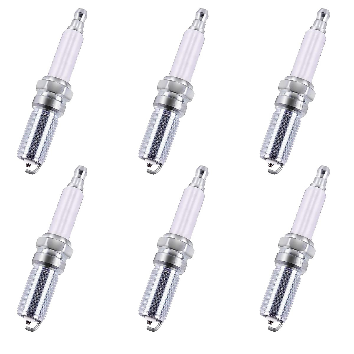 MAS Set of 6 Ignition Coils Pack UF303 & OEM Spark plugs Compatible with Chevrolet Trailblazer Colorado Buick Rainier GMC Canyon Envoy Hummer H3 Isuzu Olds Saab Replacement for UF303 GN10114 52-1743