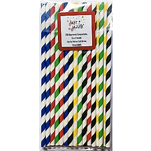 Just Jazzle Amscan Dinomite Dinosaur Birthday Party Tableware Kit Napkins, Plates, Tablecover Bundle, 16 Guests