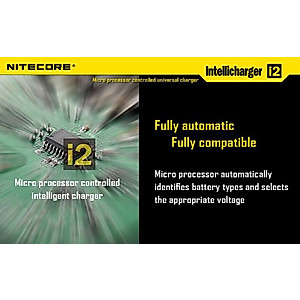 Nitecore i2 Intellicharge Charger for 18650 AAA AA Li-Ion/NiMH Battery