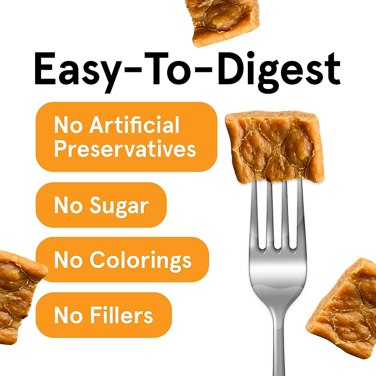 Real Meat Dog Treats - 12oz Bag of Bite-Sized Air-Dried Venison & Chicken Jerky for Dogs - Grain-Free Jerky Dog Treats Made up of 95% Human-Grade, Free-Range Venison & Chicken - All-Natural Dog Treats