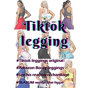 SEASUM Women's High Waist Yoga Pants Tummy Control Slimming Booty Leggings Workout Running Butt Lift Tights S A-Black