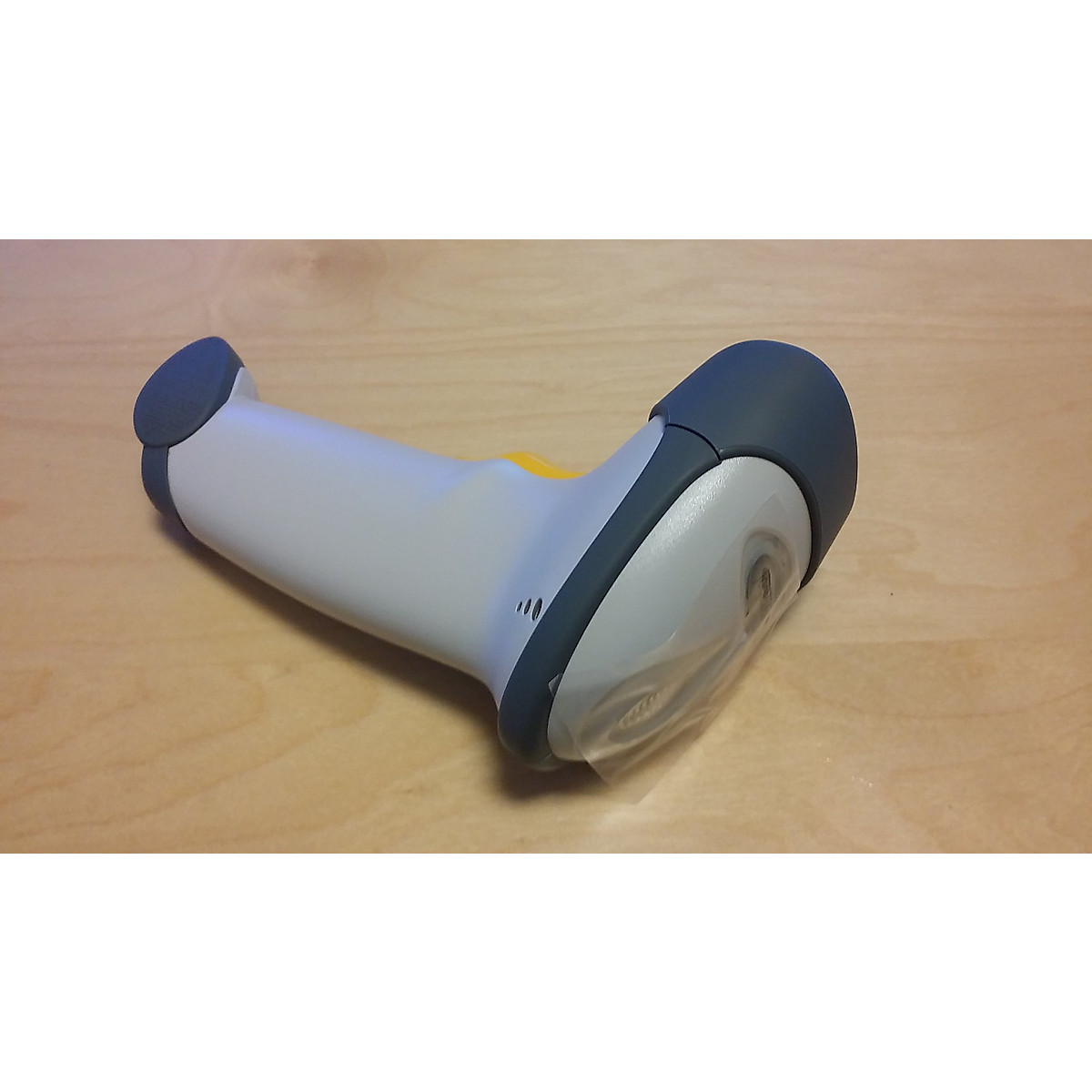 Zebra/Motorola Symbol LS2208 Handheld Barcode Scanner, Includes Stand and USB Cord (White)