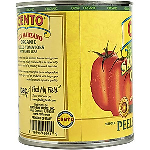 Cento San Marzano Organic Peeled Tomatoes (Pack of 6)