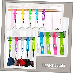 Cabilock 80 Pcs Hanger Anti-Skid Buckle Clothing Hanger Buckle Hooks Closet Rod Buckle Clips Clothes Drying peg pin Clothes Drying Buckle Hooks Pants Hangers Coat Hanger Hook Button Outdoor