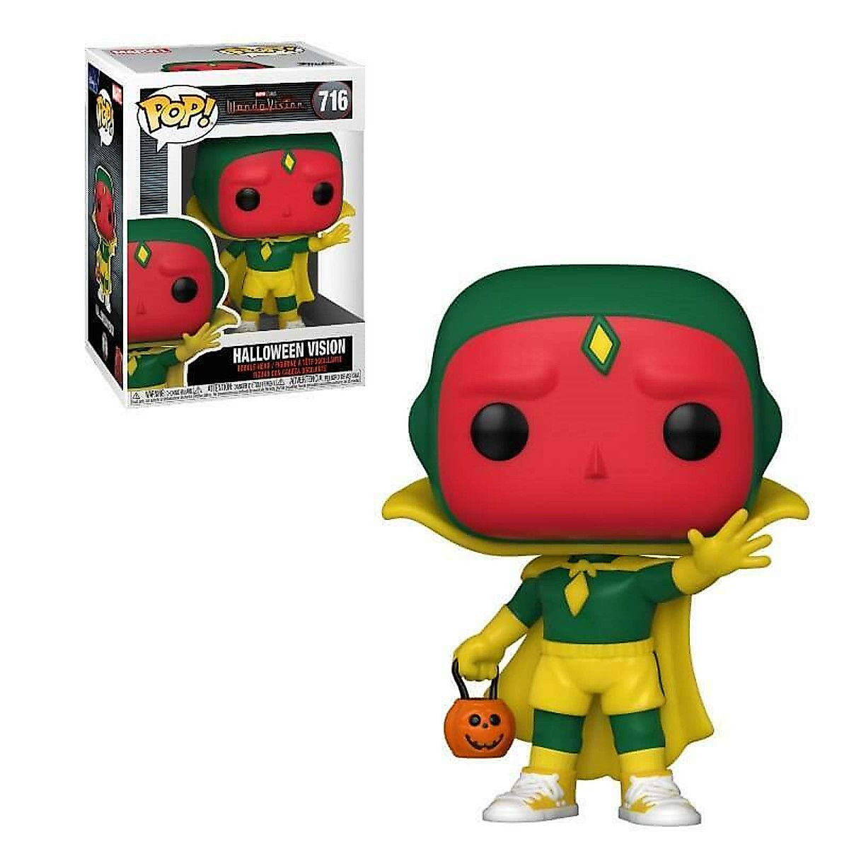 Vision Halloween Pop #716 Pop TV: Wanda Vision Vinyl Figure (Bundled with EcoTek Protector to Protect Display Box)