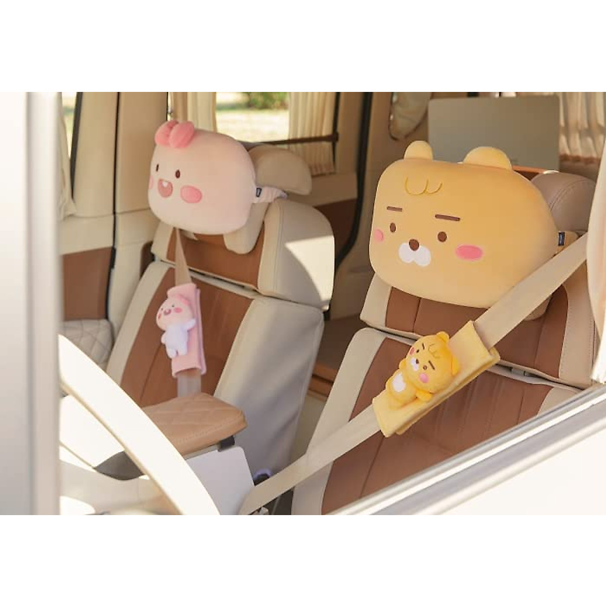 KAKAO Official Merchandise- Head Rests for Office Chairs Car Seats_Ryan Apeach Choonsik (Ryan Rest)